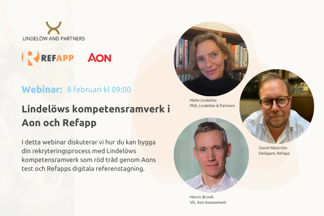 Webinar: Lindelöws kompetensramverk i Aon och Refapp